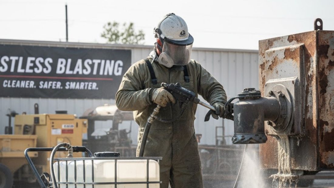 What Is Dustless Sandblasting? Safe and Efficient Surface Prep