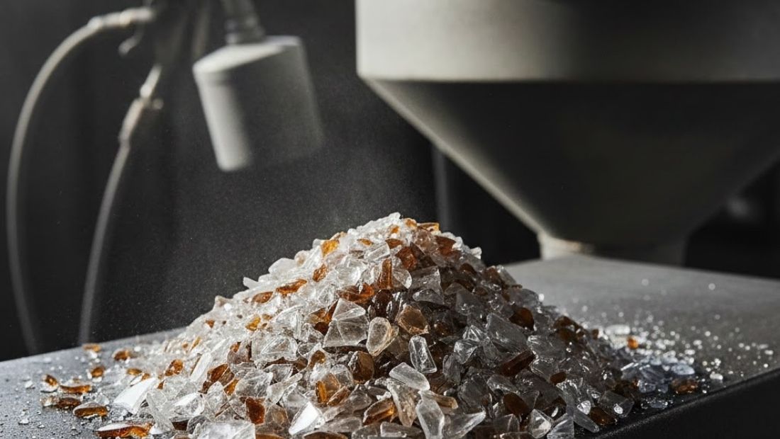 Crushed Glass Sandblasting Media: Eco-Friendly Abrasive